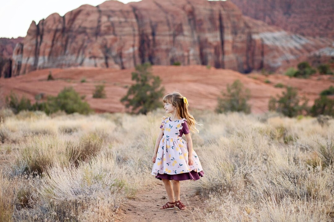 Florin Pinafore PDF Sewing Pattern Size 1-12 Easy Dress Pattern ...