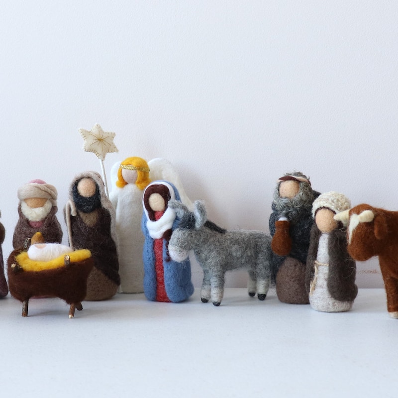 Felt Nativity - Etsy