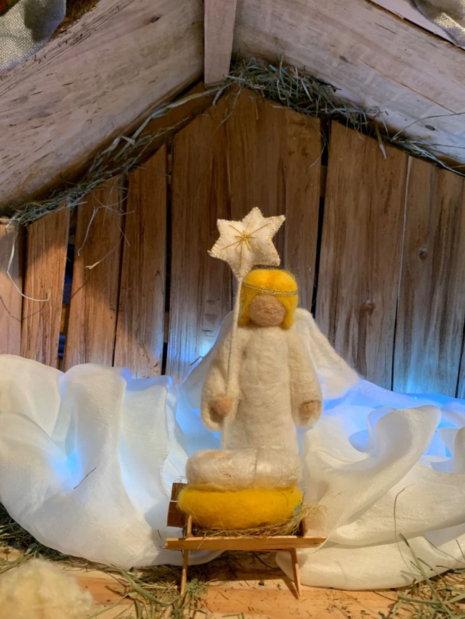 Needle Felted Angel, Christmas, Nativity Scene. - Etsy