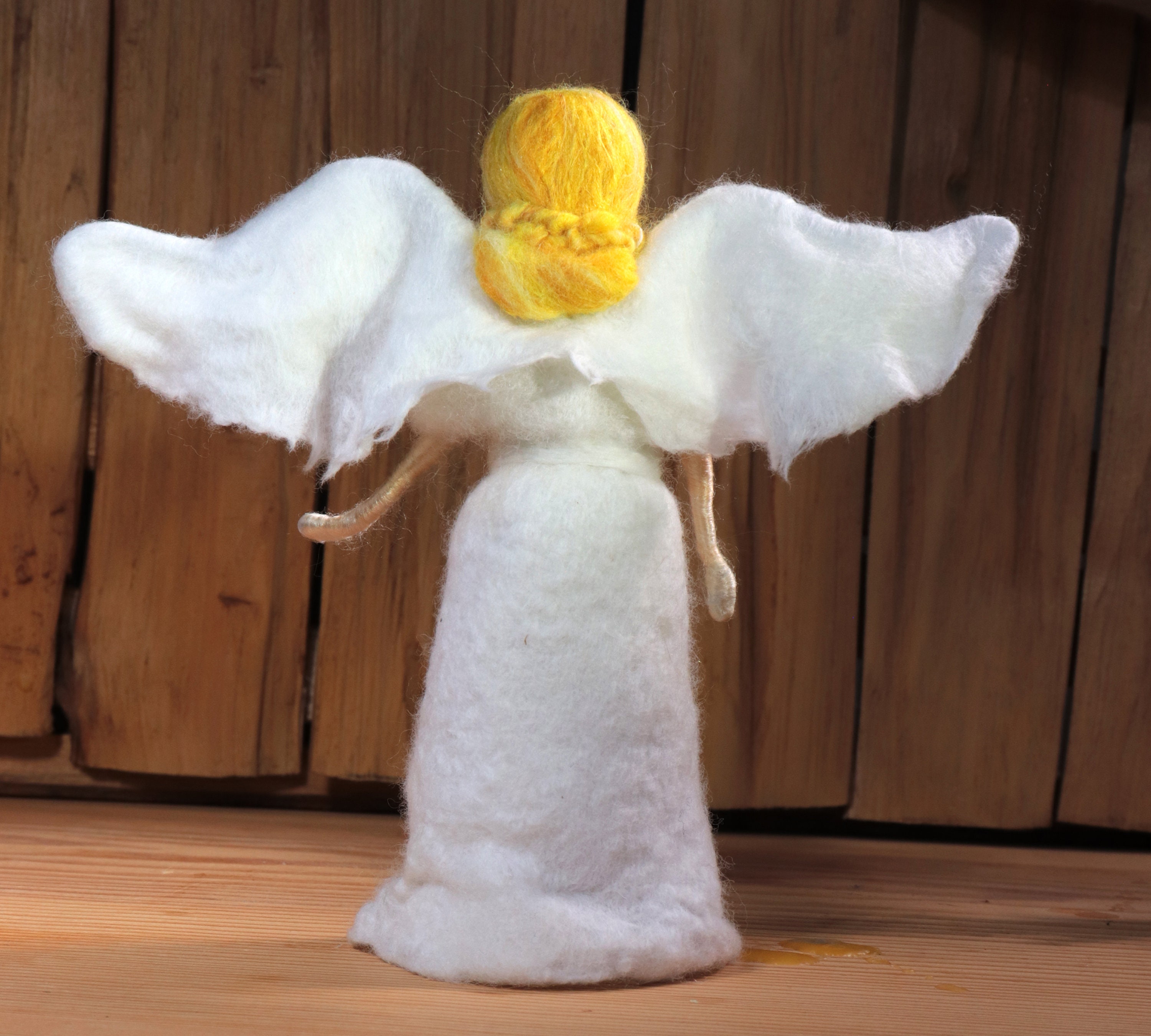 Topper Tree Angel Waldorf Inspired Wool Angel Wool Angel - Etsy