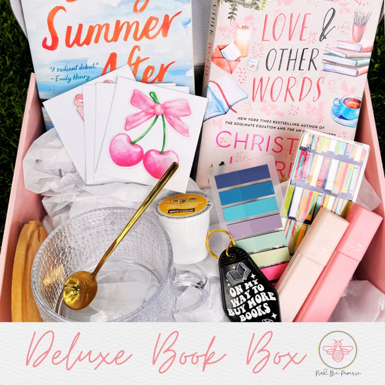 Deluxe Book Box Surprise Gift for Book Lovers, Moms, Best Friends ...
