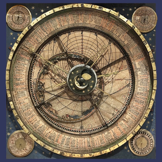 Astrological Astronomical Clock Astrolabe Nautical Instrument | Etsy