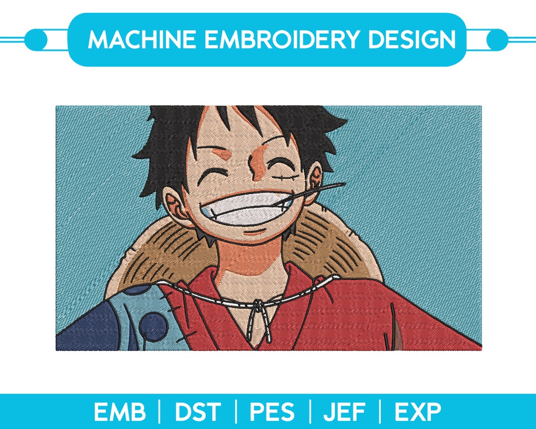 One Piece Embroidery Designs, Anime Embroidery Design, Anime Fan Art ...
