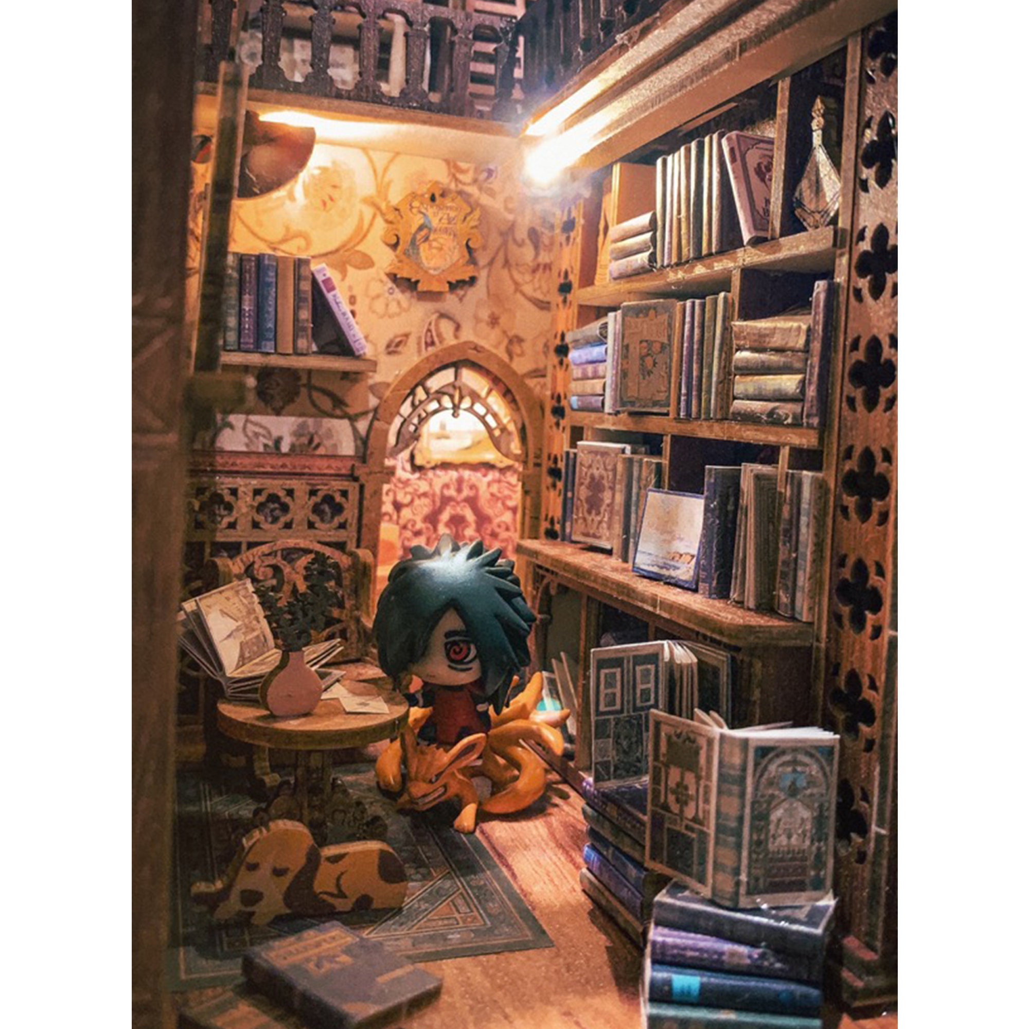 Miniature Books Library Book Nook Wizards Book Nook 3D - Etsy