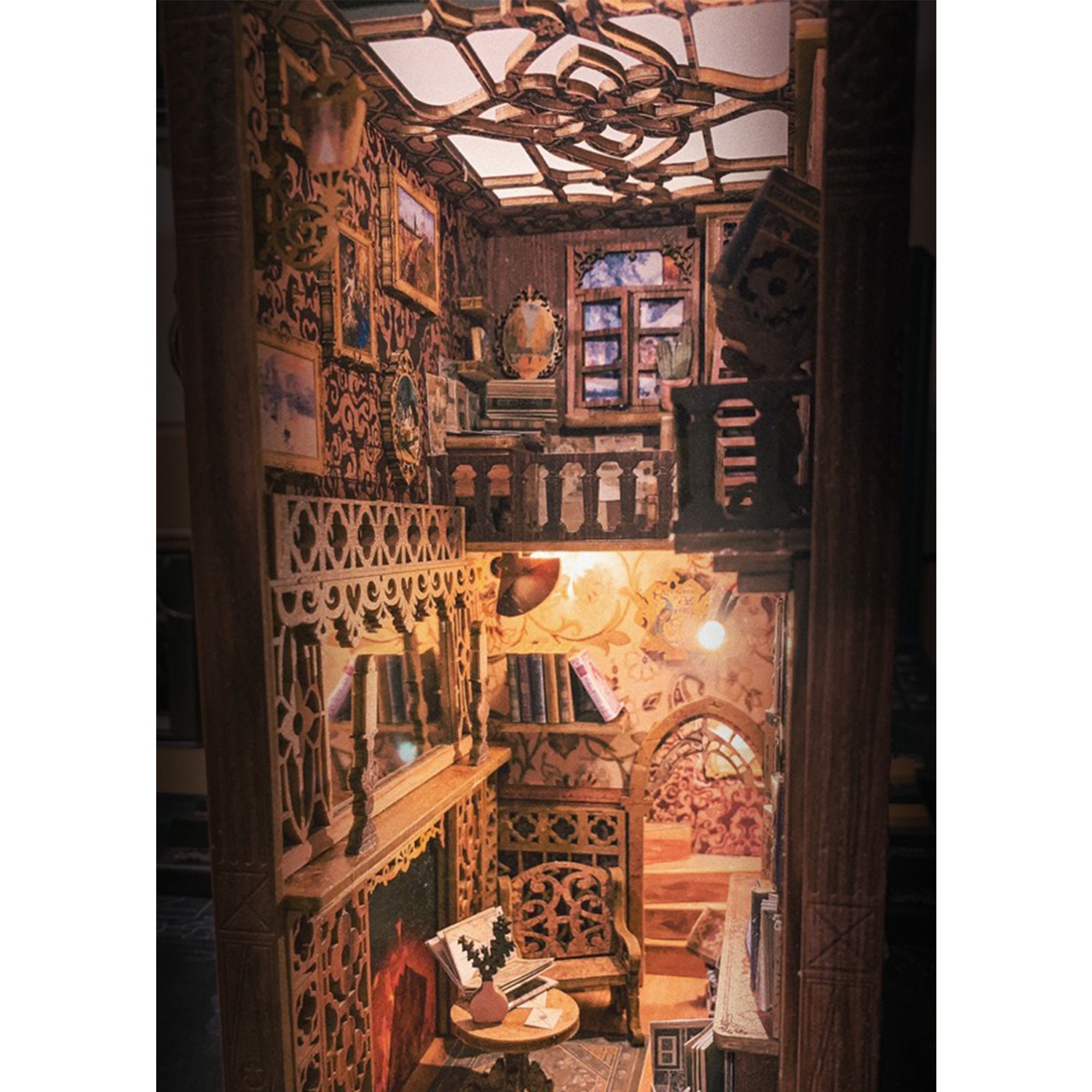 Miniature Books Library Book Nook Wizards Book Nook 3D - Etsy