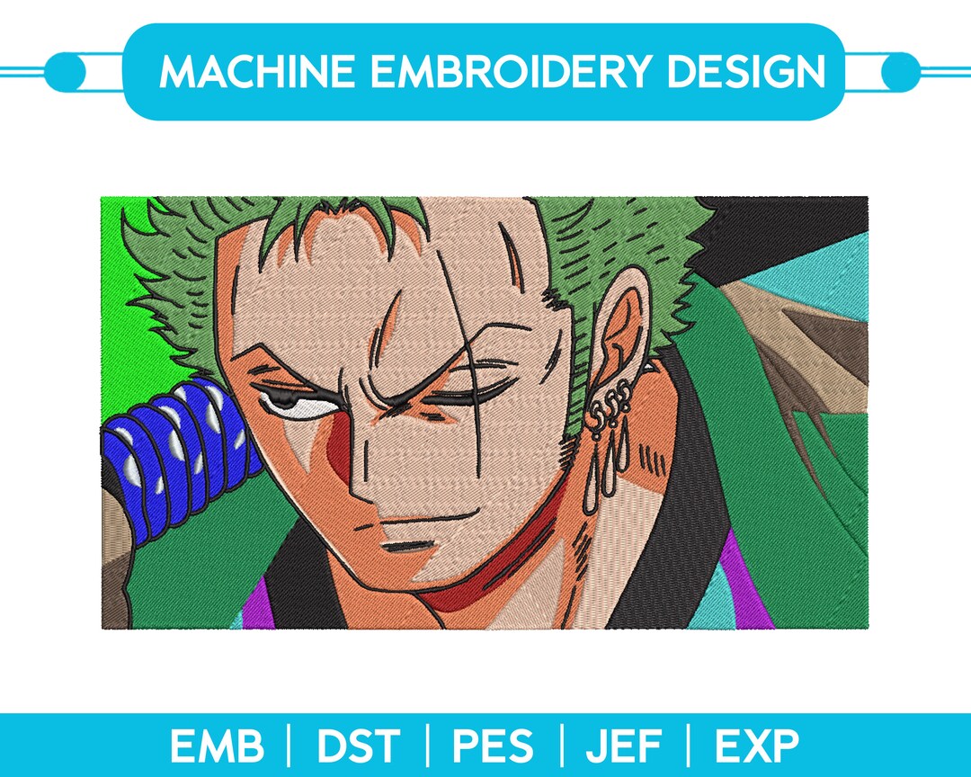 One Piece Embroidery Designs, Anime Embroidery Design, Anime Fan Art ...