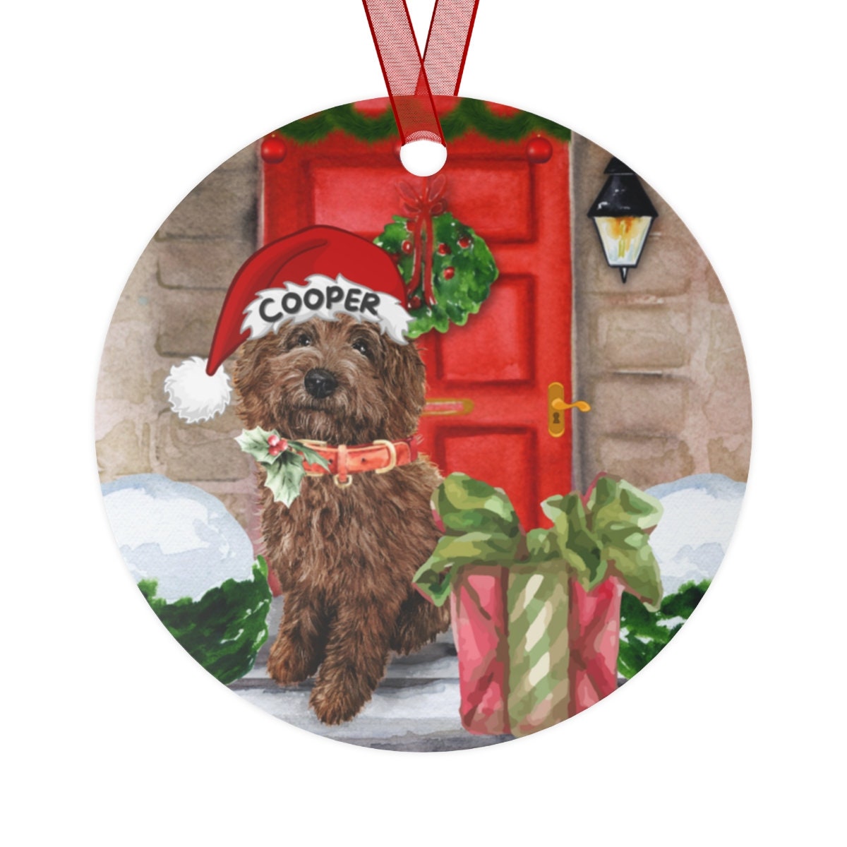 Personalized Goldendoodle Labradoodle Christmas Ornament - Etsy