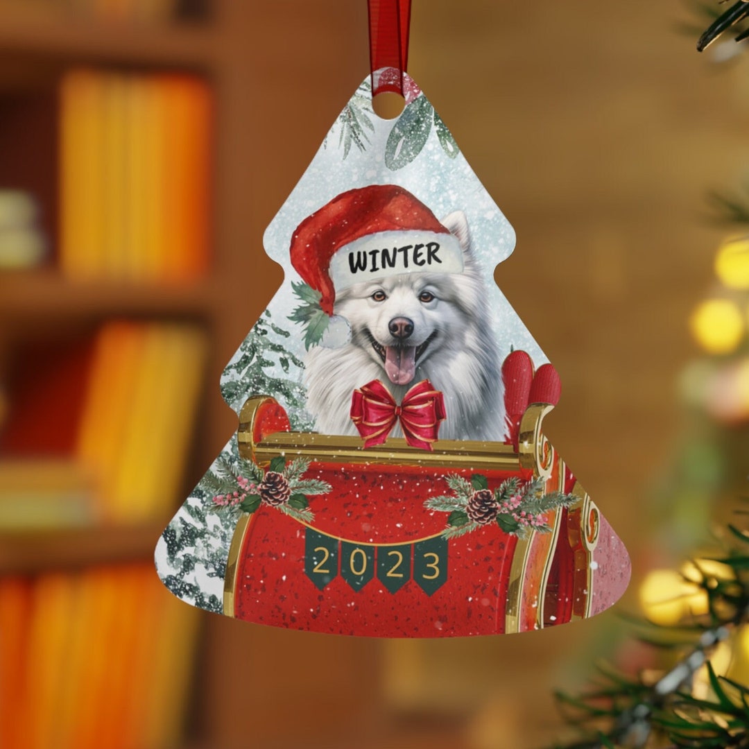 Personalized American Eskimo Dog Christmas Ornament, American Eskimo ...