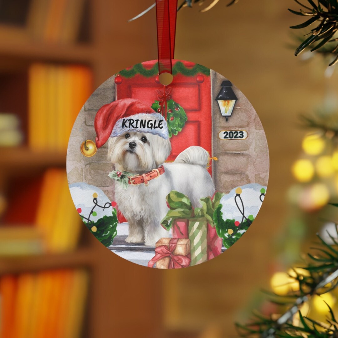 Personalized Maltese Dog Christmas Ornament Maltese Mom Gift - Etsy