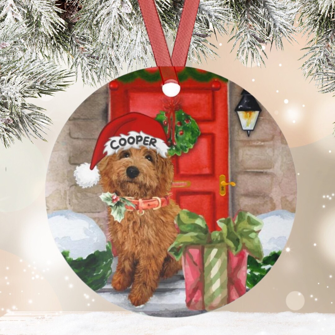 Personalized Goldendoodle Labradoodle Christmas Ornament - Etsy