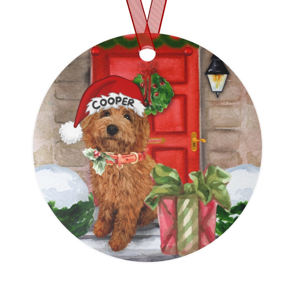 Personalized Goldendoodle Labradoodle Christmas Ornament - Etsy