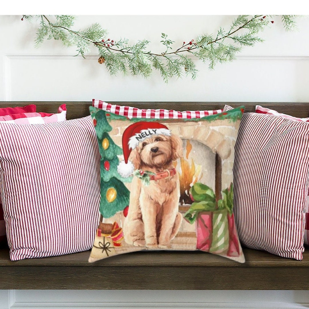 Goldendoodle, Labradoodle, Doodle, Christmas Pillow, Doodle Mom or Dad ...