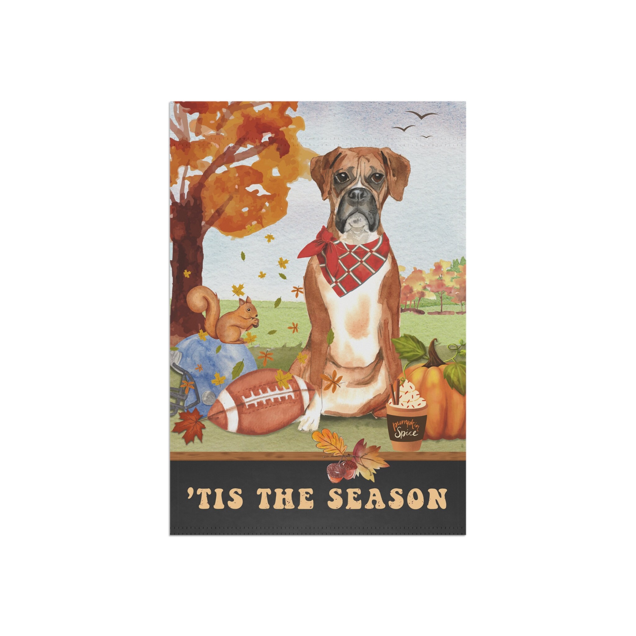 Boxer Dog Fall Garden Flag sold by Anuli | SKU 71971165 | 55% OFF ...
