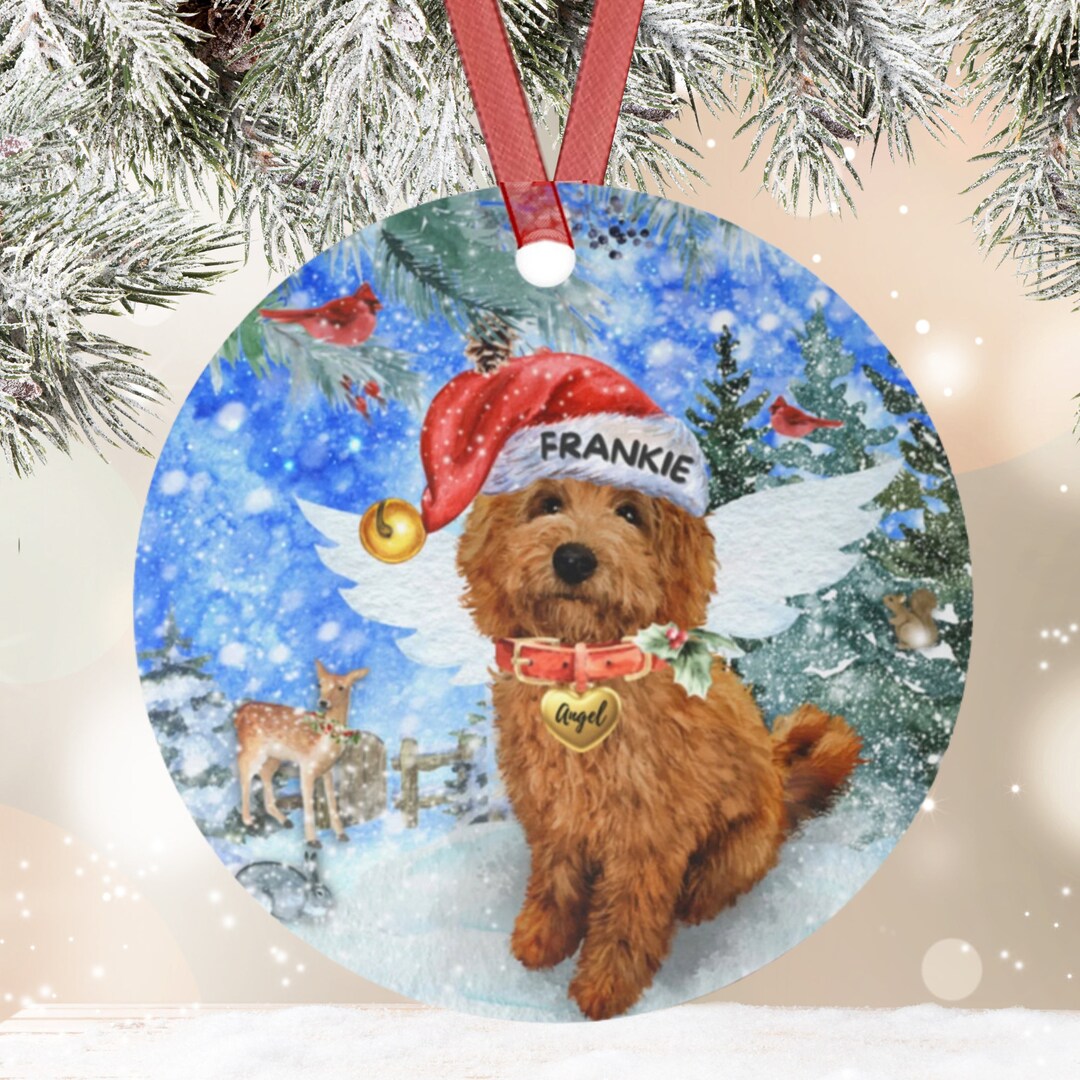 PERSONALIZED Doodle Dog Memorial Ornament, Doodle Dog Mom Dad Sympathy ...