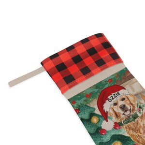 Personalized Golden Retriever Christmas Stocking Custom - Etsy