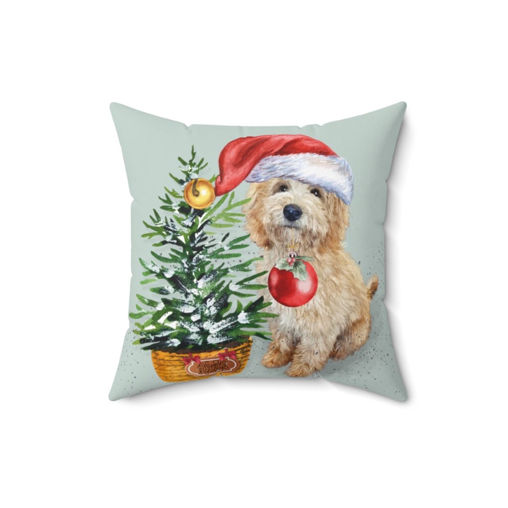 Goldendoodle Doodle Dog Christmas Pillow Labradoodle - Etsy