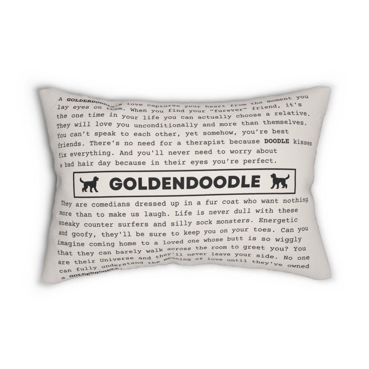 Goldendoodle Gift Pillow Doodle Dog Lover Goldendoodle Mom - Etsy