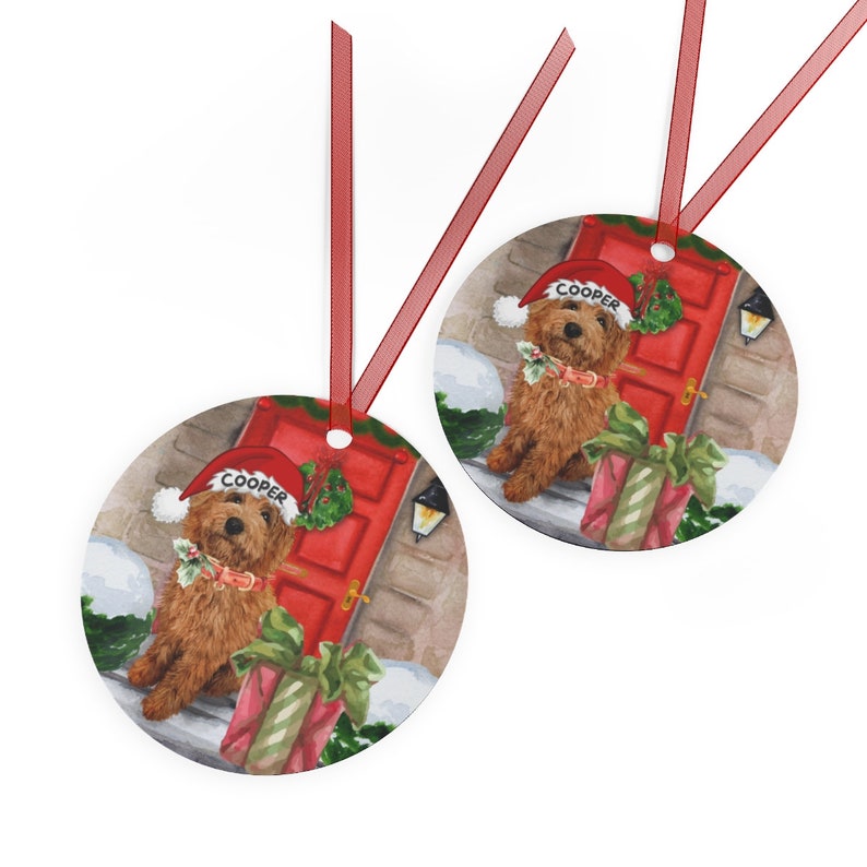 Personalized Goldendoodle Labradoodle Christmas Ornament - Etsy