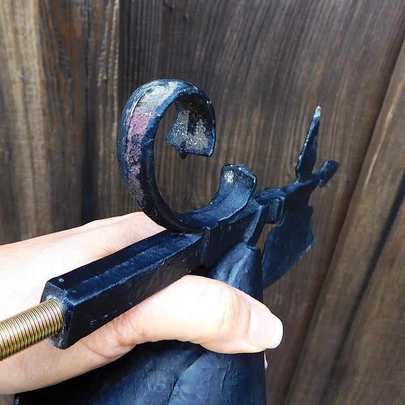Antique Gothic Witch’s Hat With Hatchet Sconce, English Cottage ...