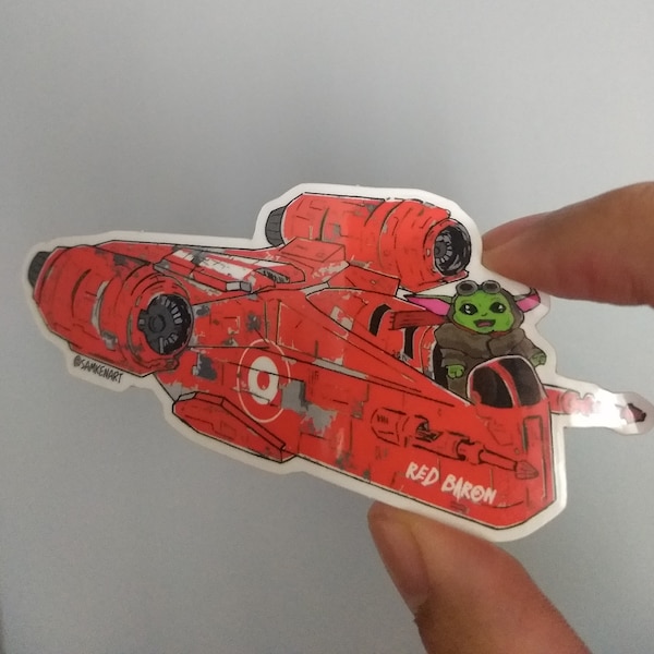 Red Baron Decal - Etsy