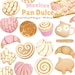3D Conchas Mexican Pan Dulce Clipart | Mexican Sweet Bread 3D PNG ...