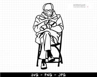 Bernie Sanders Svg - Etsy