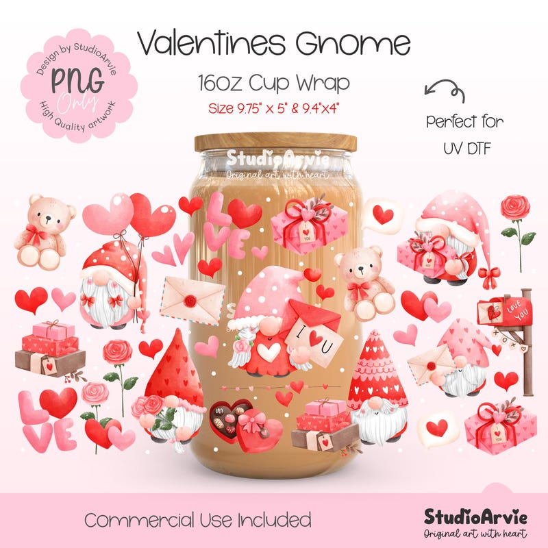 Gnome Valentines Day - Etsy