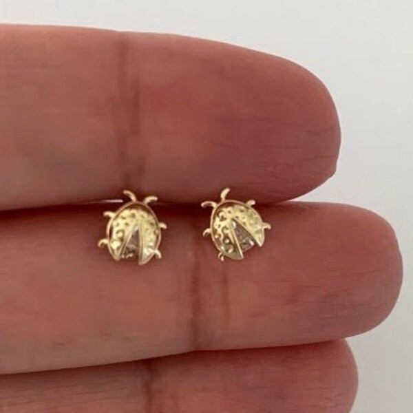 Ladybug Earrings - Etsy