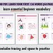 KOREAN Learn Korean Alphabet BUNDLE, Korean Hangul Alphabet, 150 Korean ...