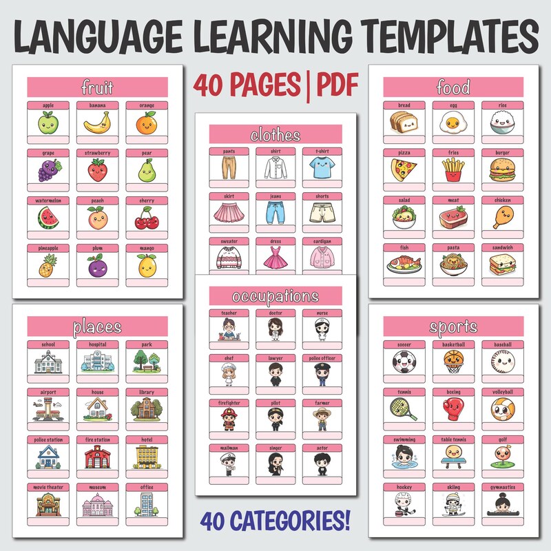 Language Learning - Etsy