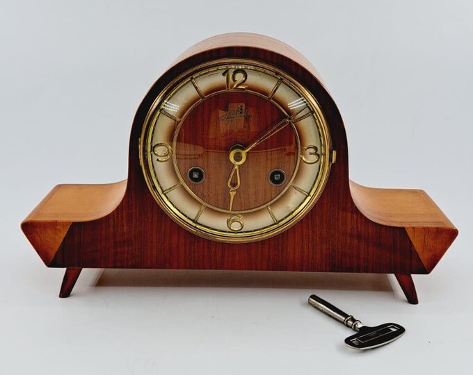 Vintage Wooden Juba Pendulum Mantle Clock - Etsy