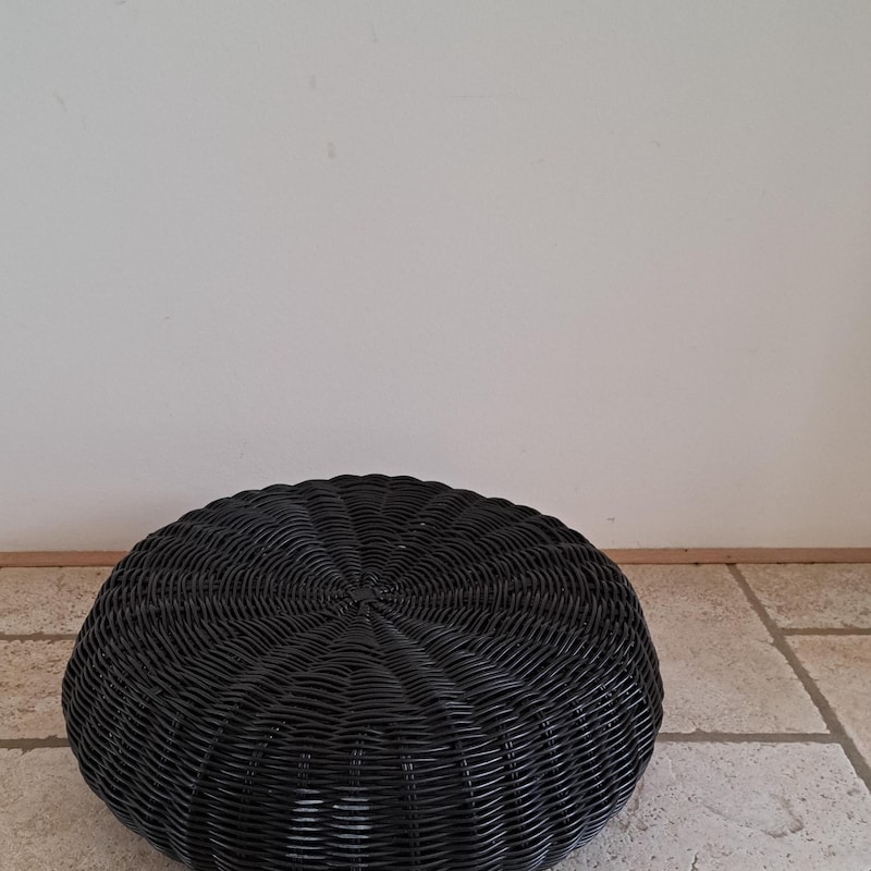 Rattan Footstool - Etsy