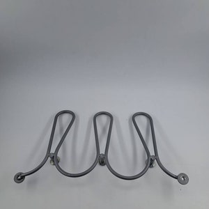 Vintage Metallic Metal Wall Mounted Ikea Coat Rack - Etsy