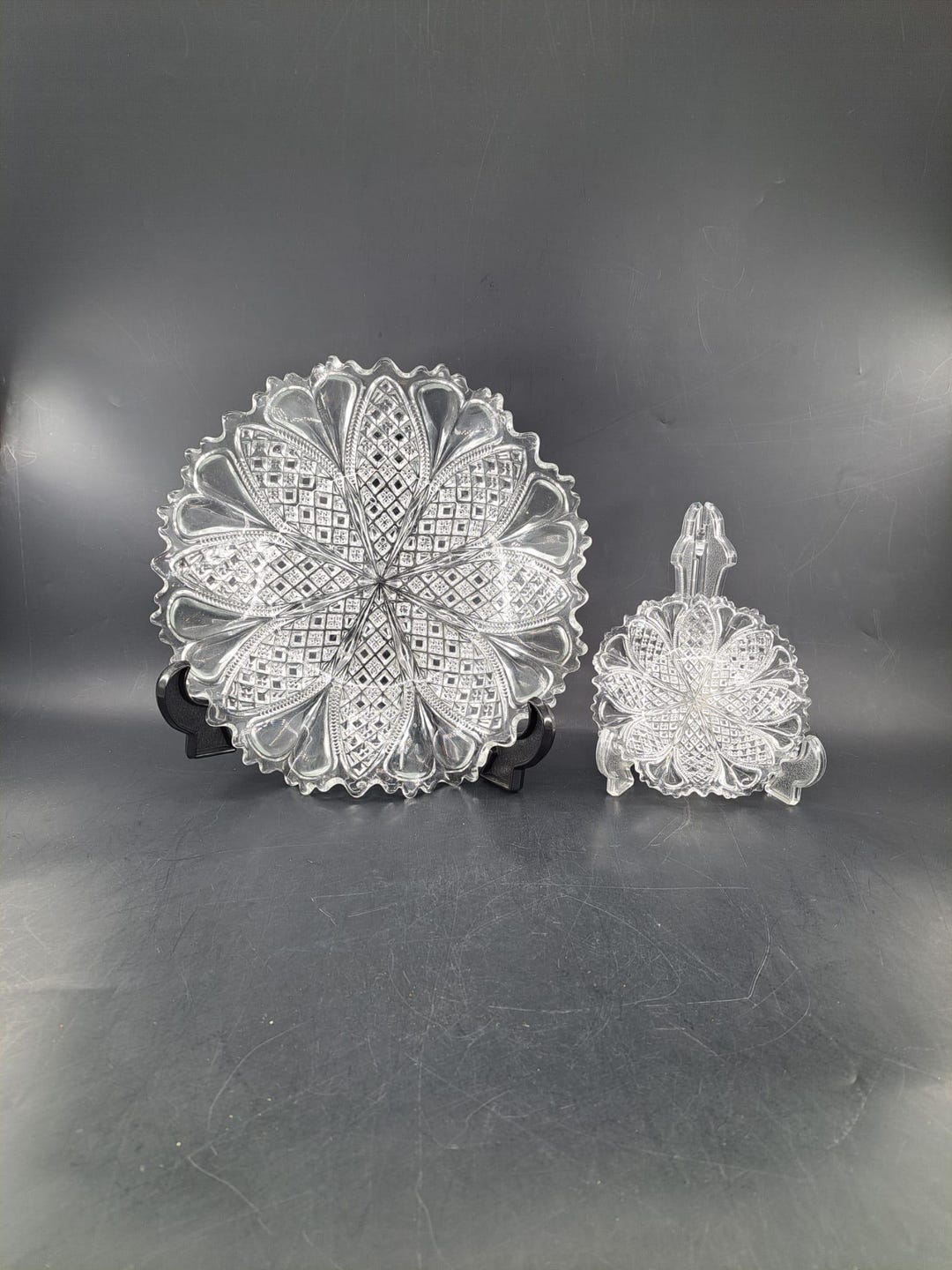Antique English Pressed Glass Davidson Dish by George Davidson & Co ...