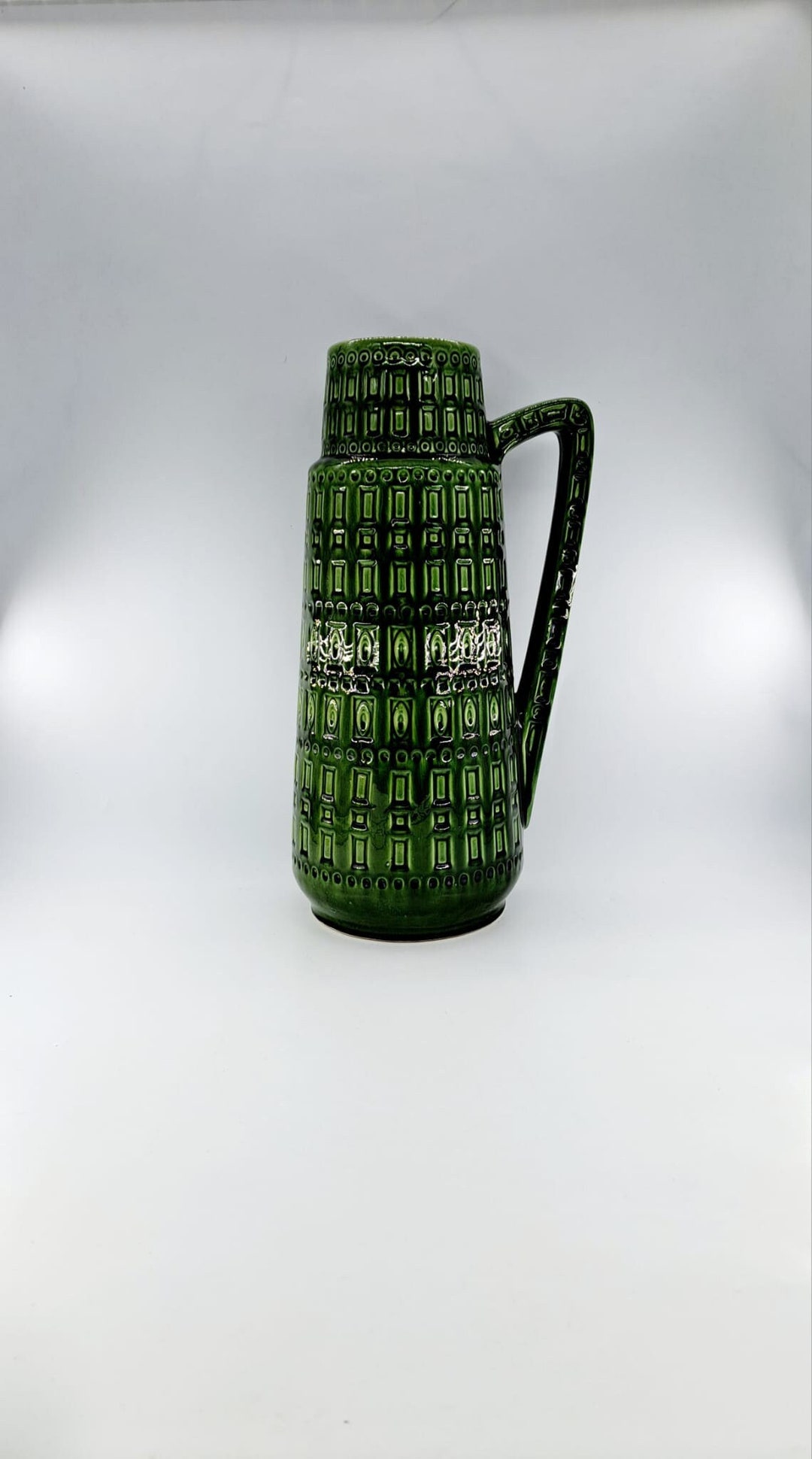 Vintage West Germany Scheurich Ceramic Inka Vase Wgp 416-45 - Etsy UK