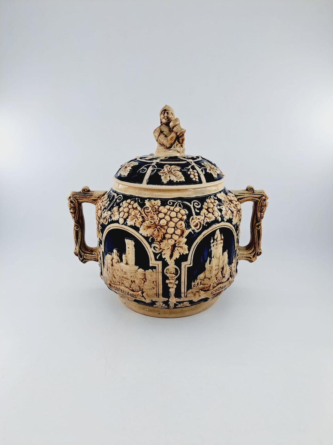 Vintage German Ceramic Punch Bowl by Marzi and Remy - Etsy