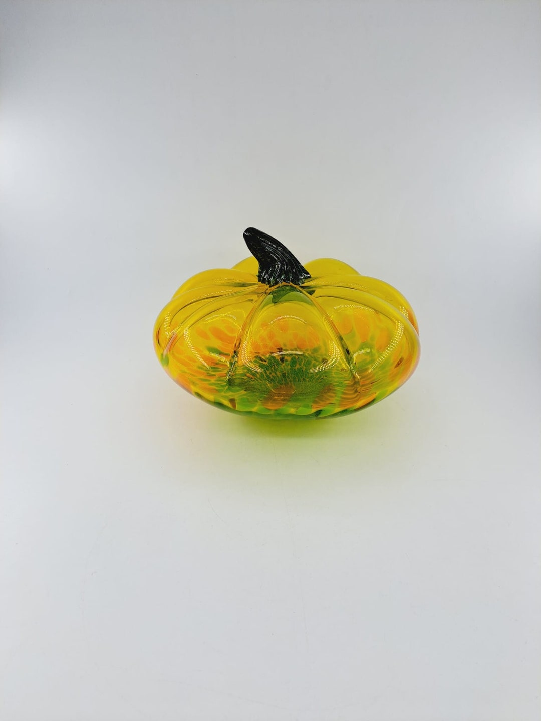 Vintage Murano Glass Pumpkin - Etsy