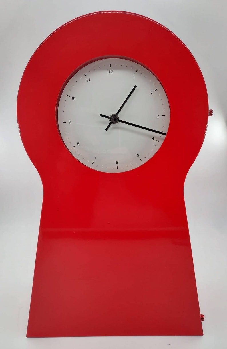 Vintage IKEA PS 1995 Metal Clock and Cabinet | Etsy