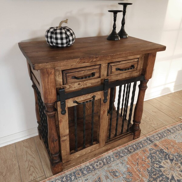 Triple Dog Crate - Etsy