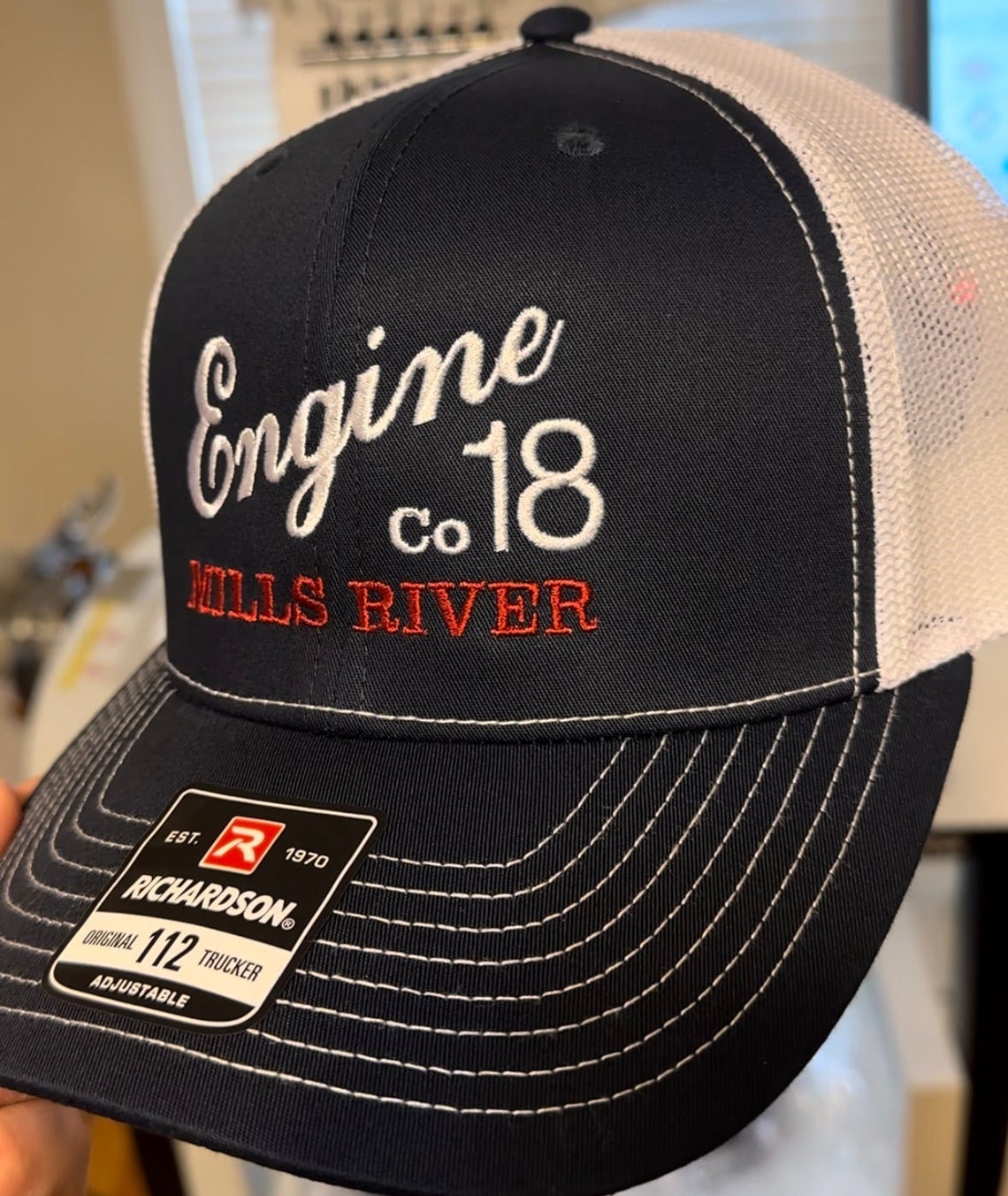 Fire Dept Hat With Custom Options Engine Etc. - Etsy