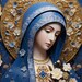 Virgin Mary Poster, Mother of Christ Poster, Virgin Mary Wall Art ...