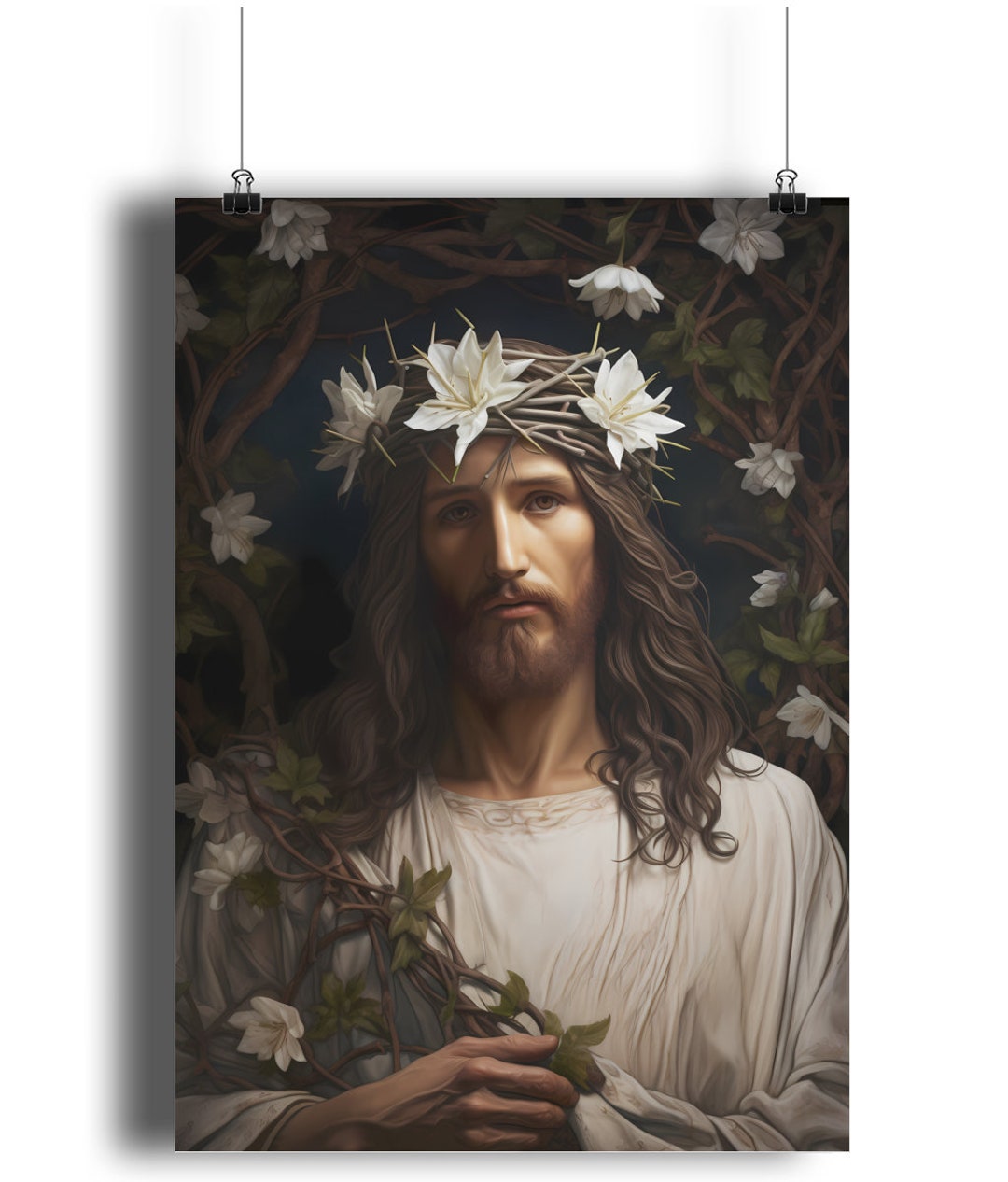 Jesus Christ Poster, Jesus Christ Wall Art, Christian Wall Art, Jesus ...