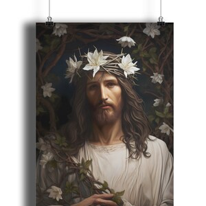 Jesus Christ Poster Jesus Christ Wall Art Christian Wall - Etsy