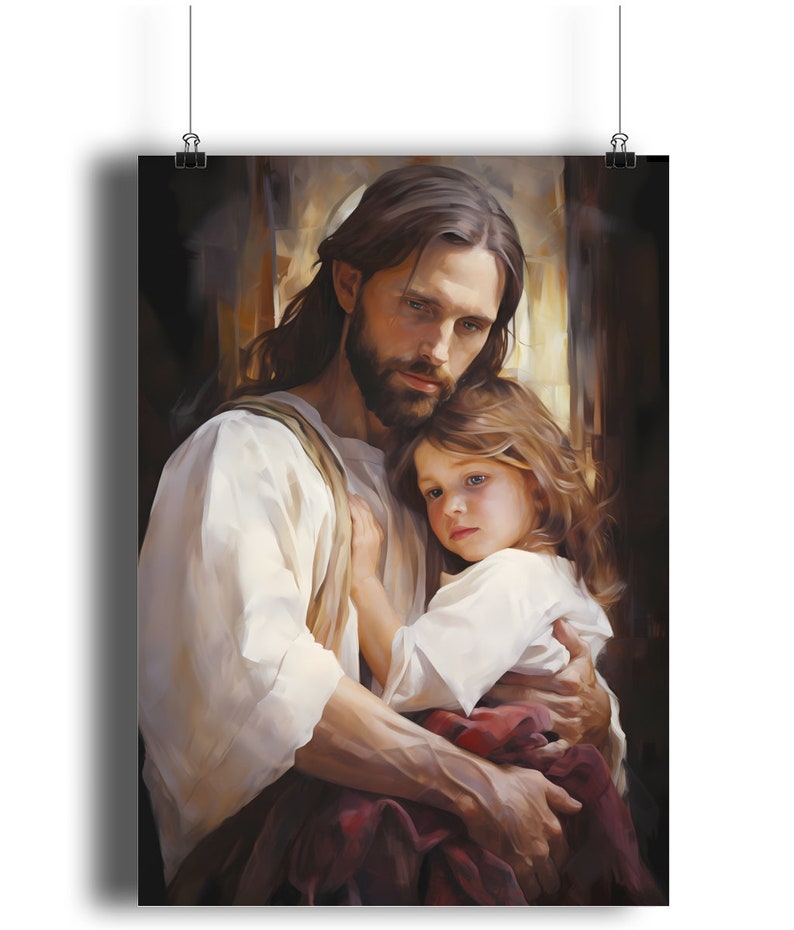 Jesus Christ Poster, Jesus Christ Wall Art, Christian Wall Art, Jesus ...