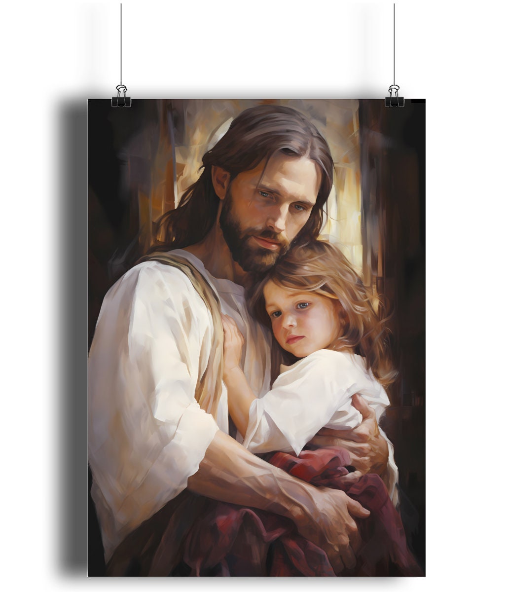 Jesus Christ Poster, Jesus Christ Wall Art, Christian Wall Art, Jesus ...