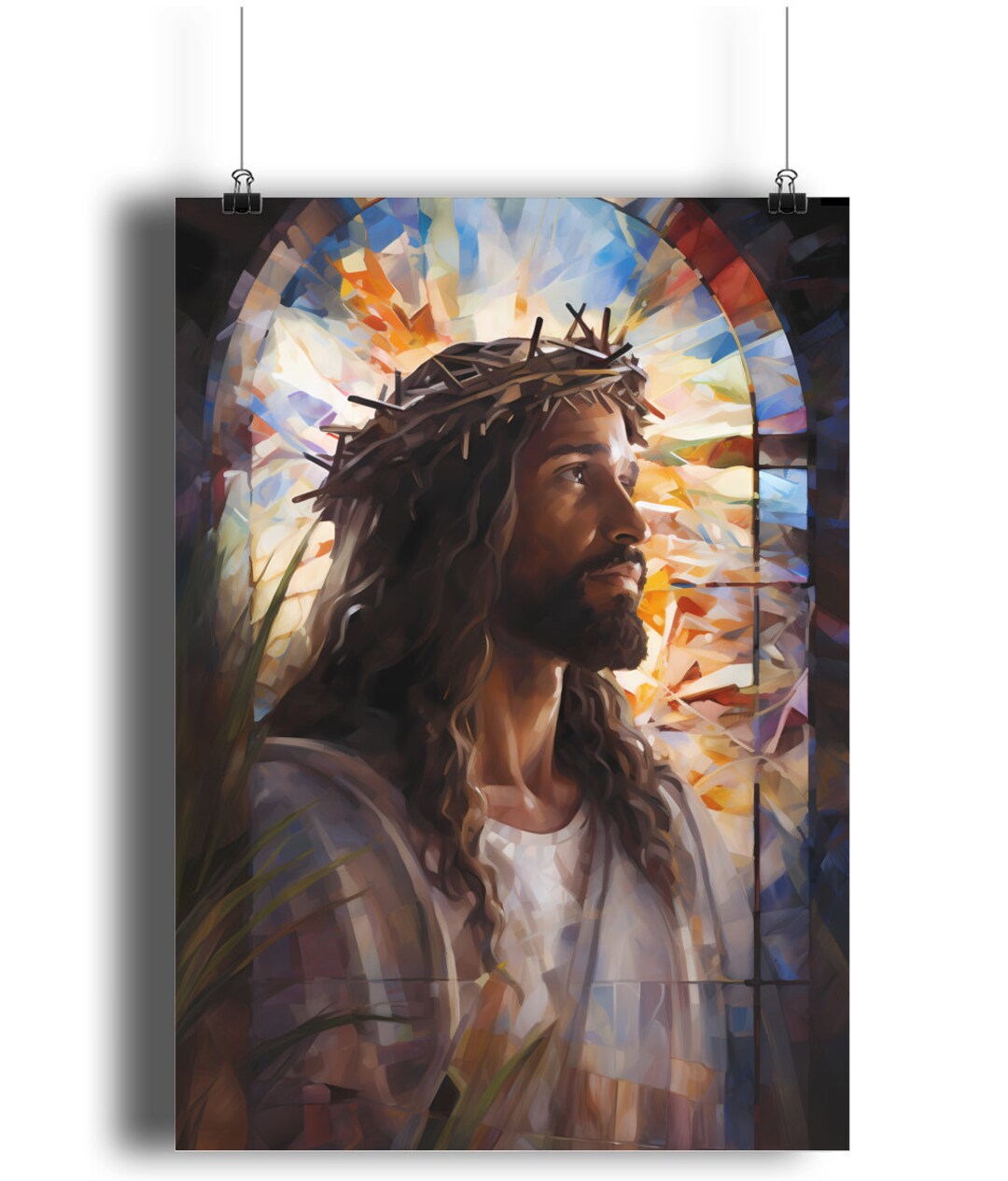 Jesus Christ Poster, Jesus Christ Wall Art, Christian Wall Art, Jesus ...