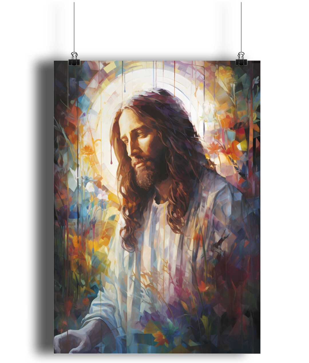 Jesus Christ Poster, Jesus Christ Wall Art, Christian Wall Art, Jesus ...