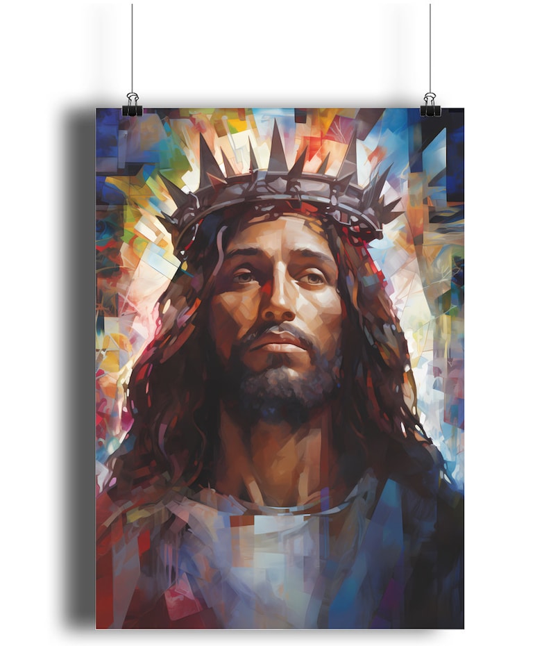 Jesus Christ Poster, Jesus Christ Wall Art, Christian Wall Art, Jesus Christ Décor, Jesus Poster ...