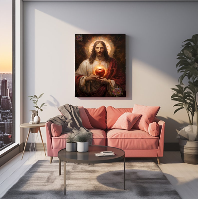 Jesus Christ Poster, Jesus Christ Wall Art, Christian Wall Art, Jesus ...