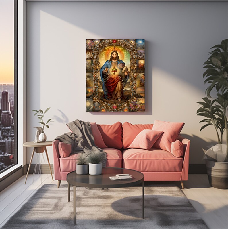 Jesus Christ Poster, Jesus Christ Wall Art, Christian Wall Art, Jesus ...